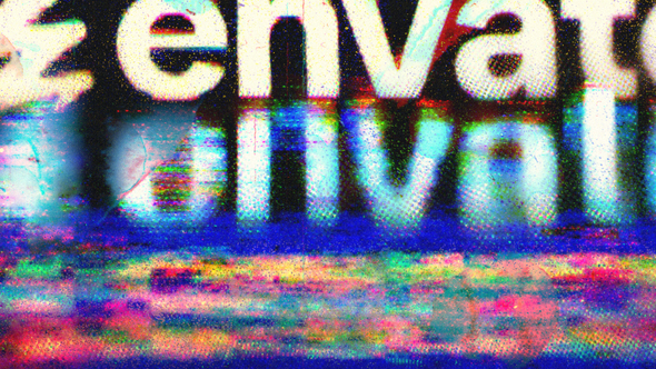 Glitch Distortion Logo Intro, After Effects Project Files | VideoHive